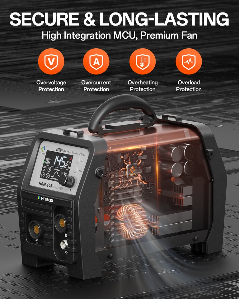 150Amp 4 IN 1 MIG Welding Tool MMA Lift TIG Support Spool Gun Gasless ...