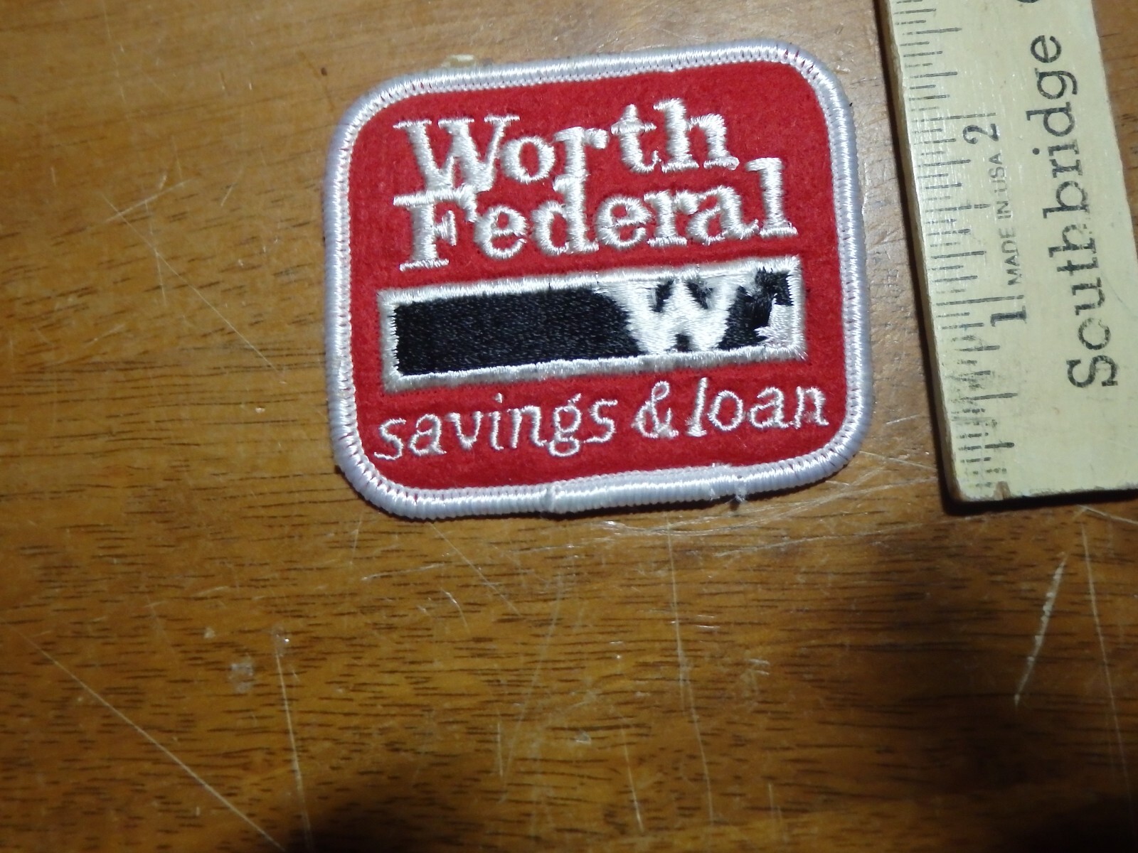 WORTH FEDERAL SAVING AND LOAN BANKS MONEY INSURANCE PATCH BX F#2 | eBay