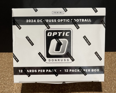 2024 PANINI DONRUSS OPTIC NFL FOOTBALL SEALED 12 PACK CELLO FAT PACK ...