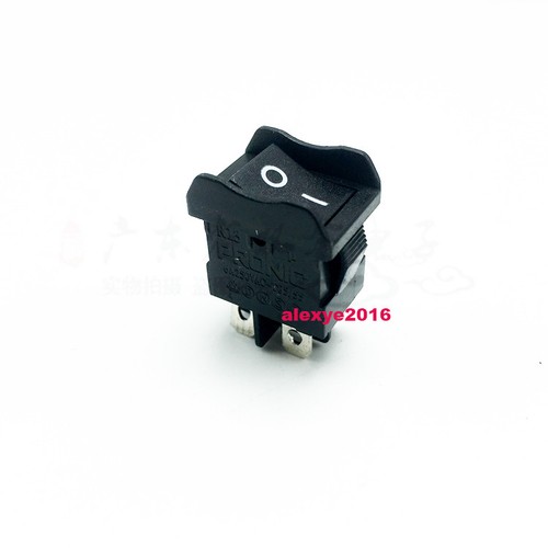 1 PCS PRONIC R13 Rocker Switch 4 Pins 5A/8A 250VAC 10A 250VAC Black T85 ...