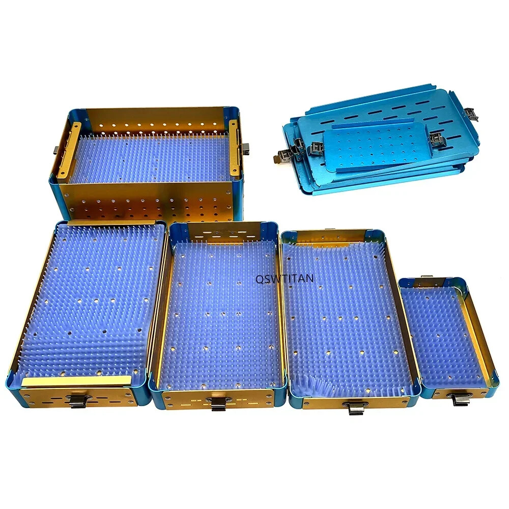 Sterilization Case Disinfection Tray Aluminium Box Opthalmic Surgical ...