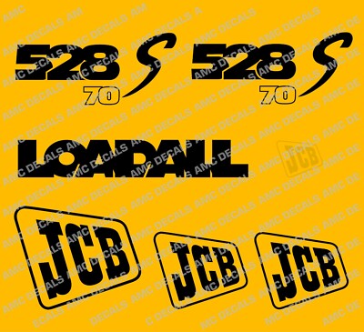 JCB 528S-70 TELEHANDLER DECAL STICKER SET | eBay
