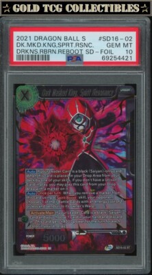 PSA 10 ⭐️ Dark Masked King Darkness Reborn Promo Card Super DBS DBZ Z ...