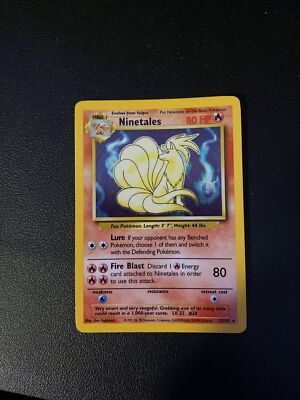 Pokémon TCG Ninetales Base Set 12/102 Holo rare | eBay
