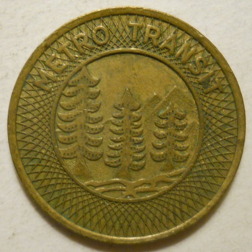 Metro Transit (Seattle, Washington) transit token - WA780Z | eBay UK