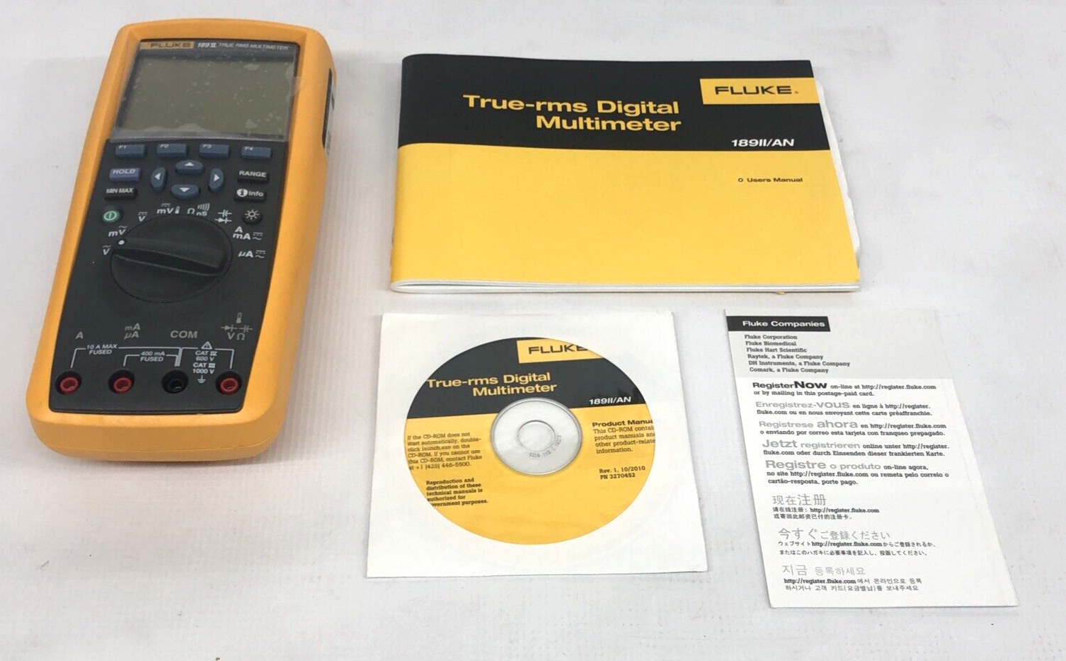 Fluke 189 II RMS Multimeter - POWER TESTED WORKING | eBay