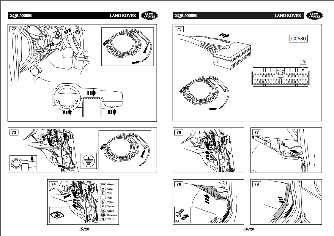 LAND ROVER LR3 / DISCOVERY 3 ORIGINAL DRIVING LAMP KIT & ALL ELECTRICS ...