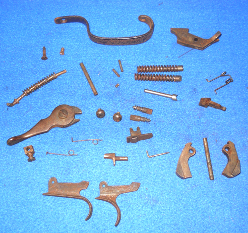 J. STEVENS 5000 12GA Double Barrel PARTS LOT: Hammers, Triggers +++# ...