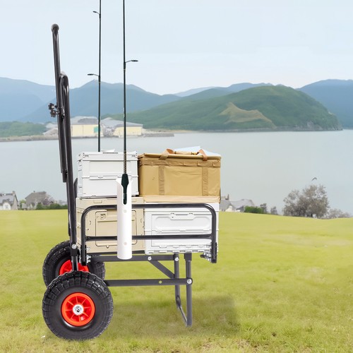 Trolley Quick Fish Folding Fishing Trolley Carp Coarse Match Twin Wheel ...