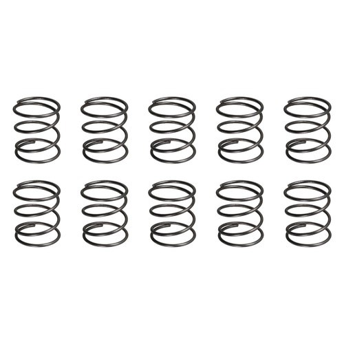 10Pcs 1.2x18x20mm(DxODxL) Compression Spring Black Spring Steel ...