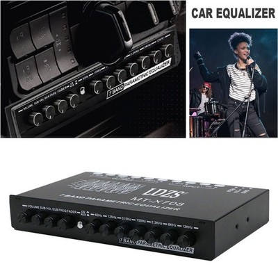 7/8/9 Band 1/2 Din Graphic Car Audio Equalizer 6Ch Front/Rear+Sub AUX ...