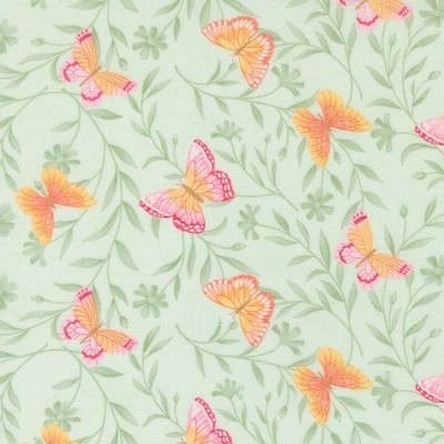 Kindness By Deb Strain For Moda - Mist Butterflies #56151-18 | eBay