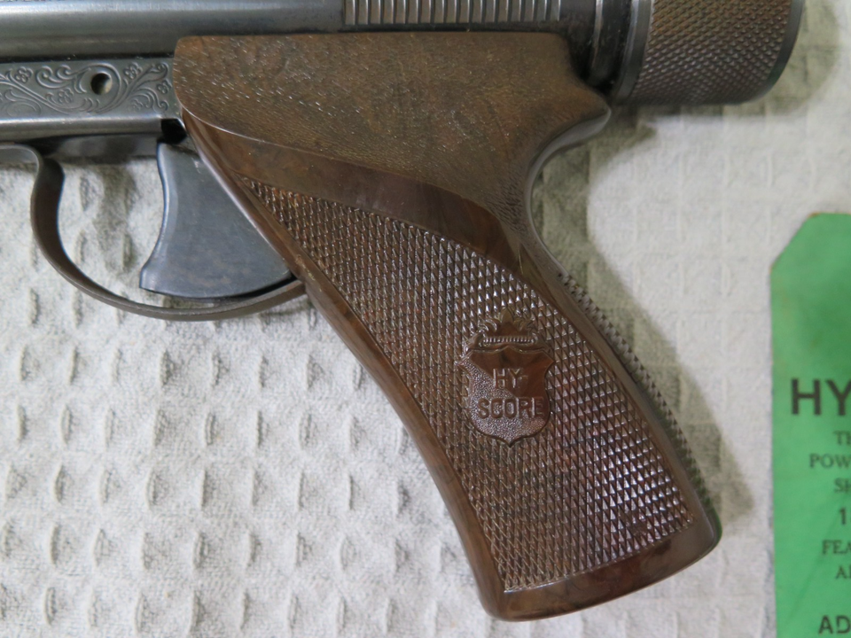 Hy-Score Model 804 Pocket Repeater Air Pistol .177 w/ Pellets, Tag and ...
