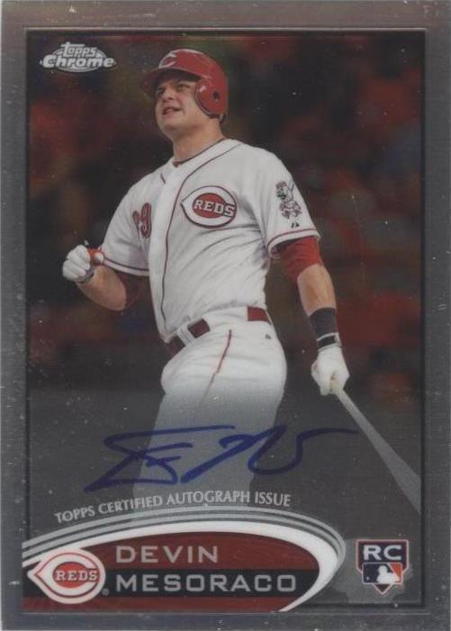 2012 Topps Chrome - Devin Mesoraco #172 Rookie Autographs (AU, RC) for ...