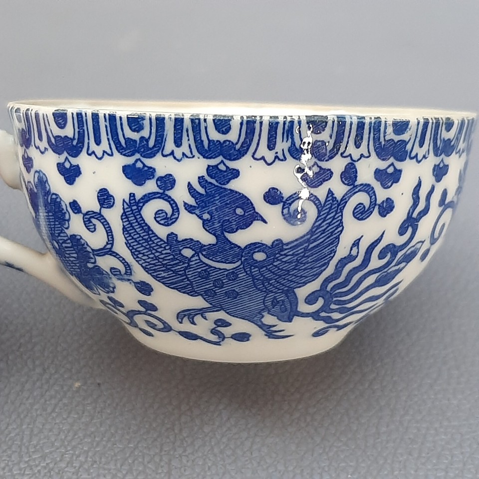 Fine Oriental Porcelain Coffee Service Blue Decorations Vintage ...