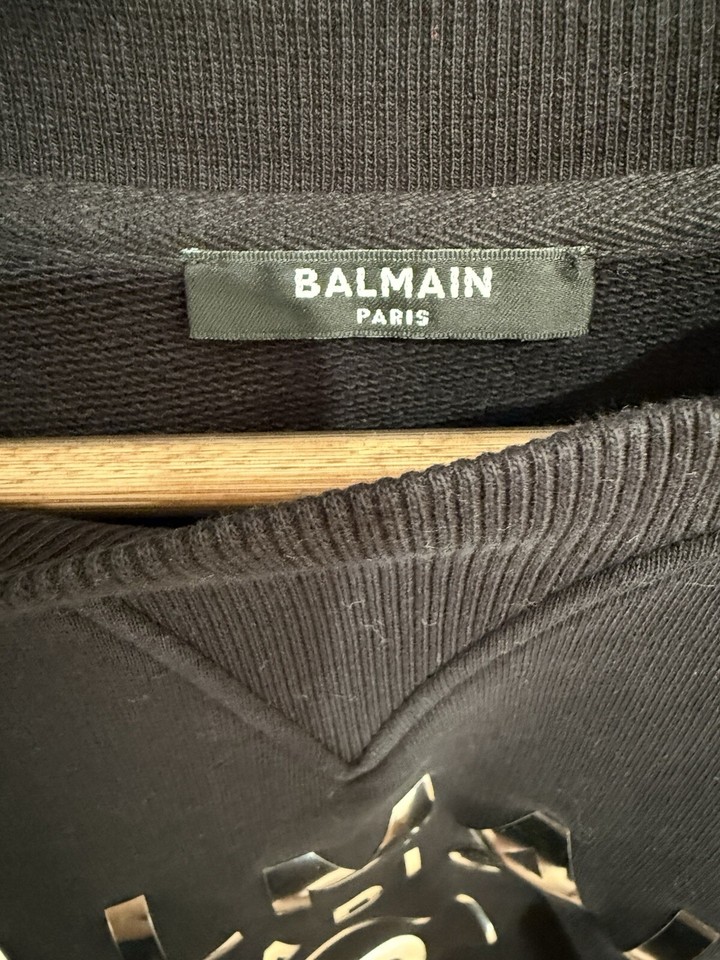 Pre-Owned Balmain Paris Sweater Men’s Size Medium | eBay