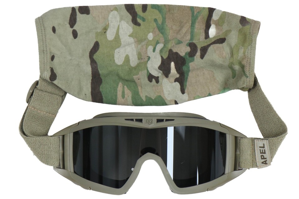 Revision ESS Ballistic Helmet Goggles Multicam OCP APEL Desert Locust ...