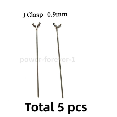 5piece Dental Ball Retainer J Clasp Oblique Clasps Bars 0.9mm Y-Type ...