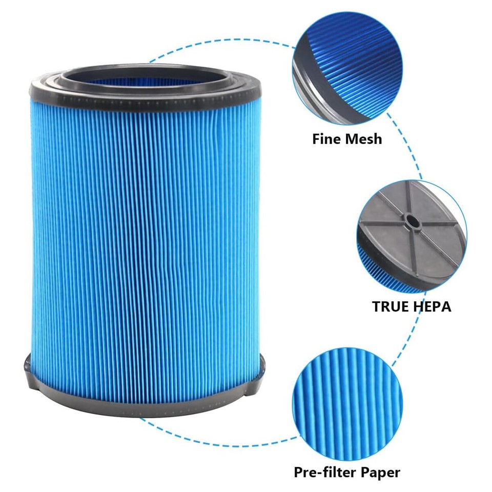 1/2PC VF5000 Filter For RIGID Shop Vac 3 Layer 6-20 Gallon Wet Dry ...