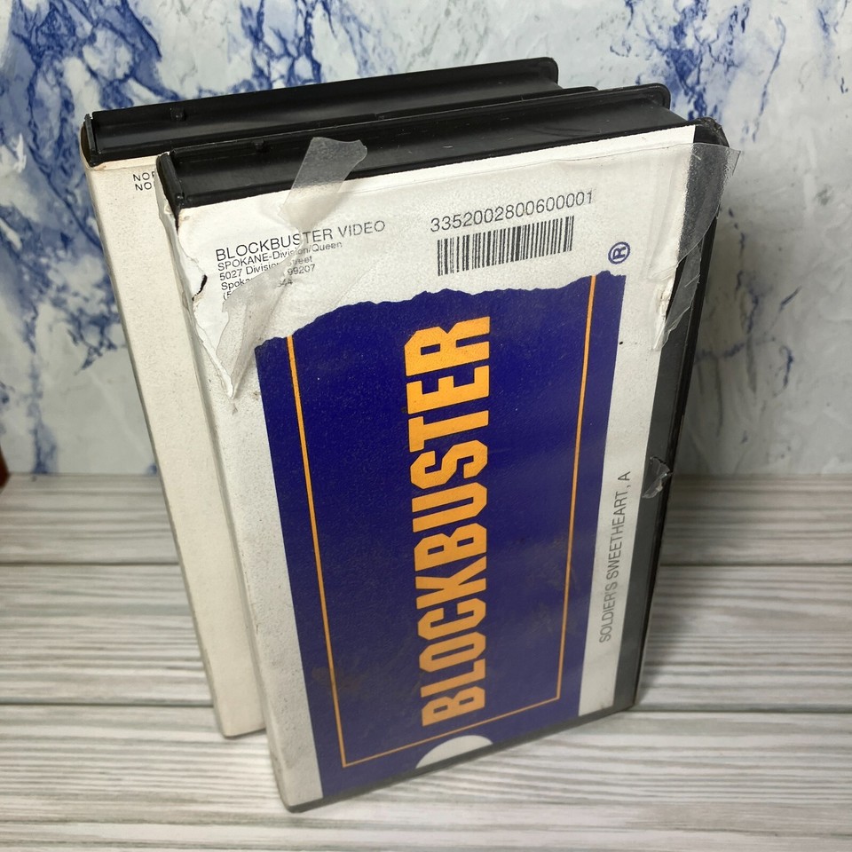 Blockbuster Video Lot 14 VHS Rental Clamshell Cases Only | eBay