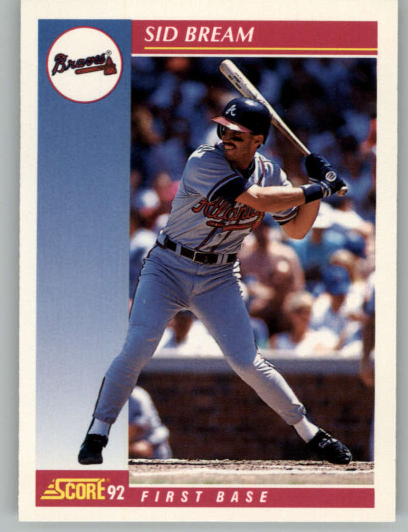 1992 Score #131 Sid Bream Braves | eBay