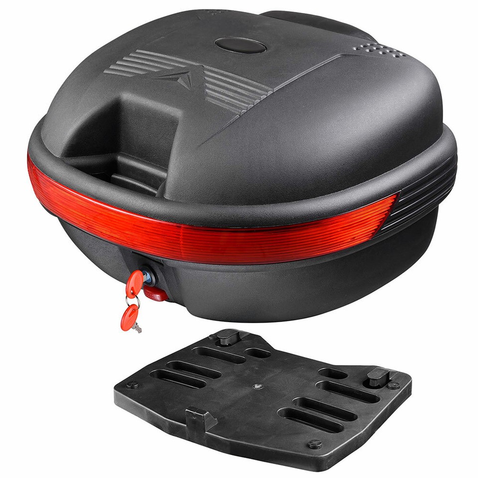 YesSources 30L Motorcycle Tour Tail Box Scooter Trunk Luggage Carrier ...