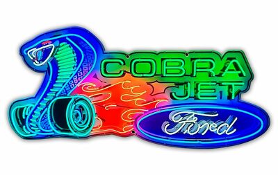 COBRA JET Neon Image Laser Cut Metal Sign (not real neon) | eBay