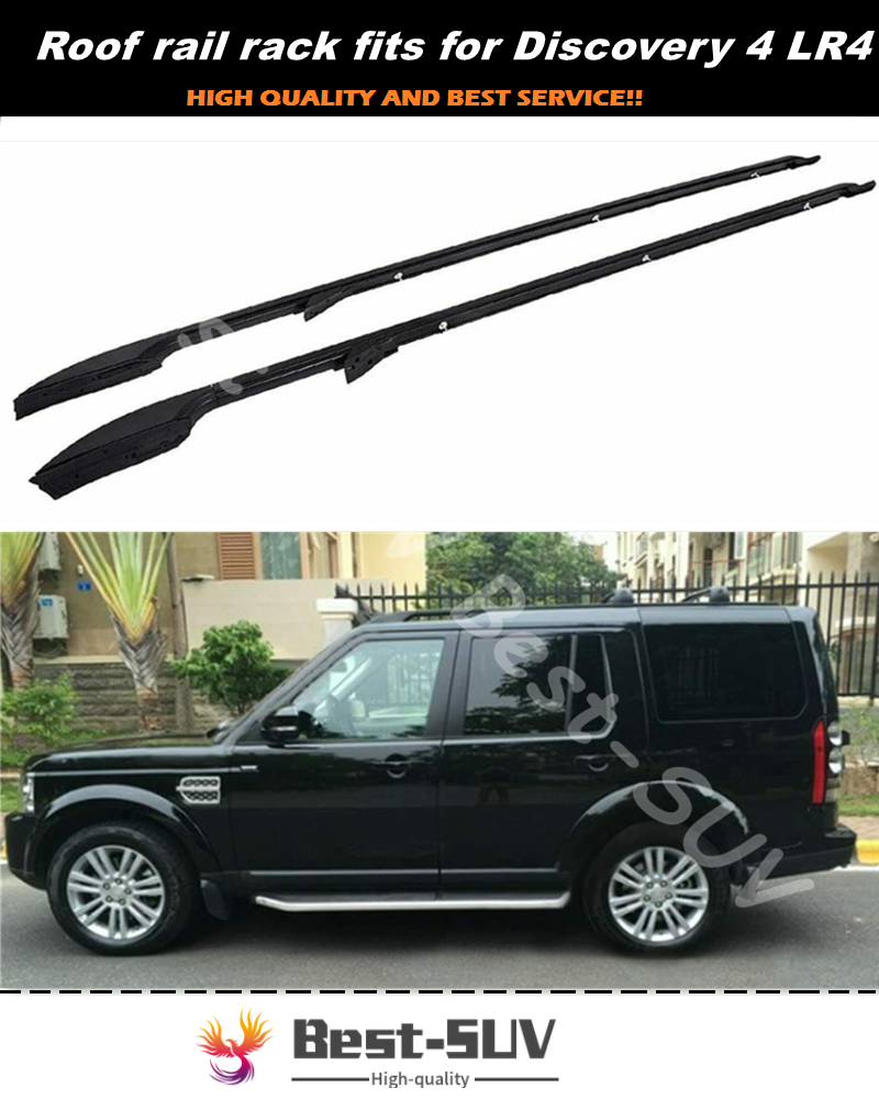 2Pcs Side Rail Bar Roof Rail Rack Fit for Land Rover Discovery LR4 2010 ...