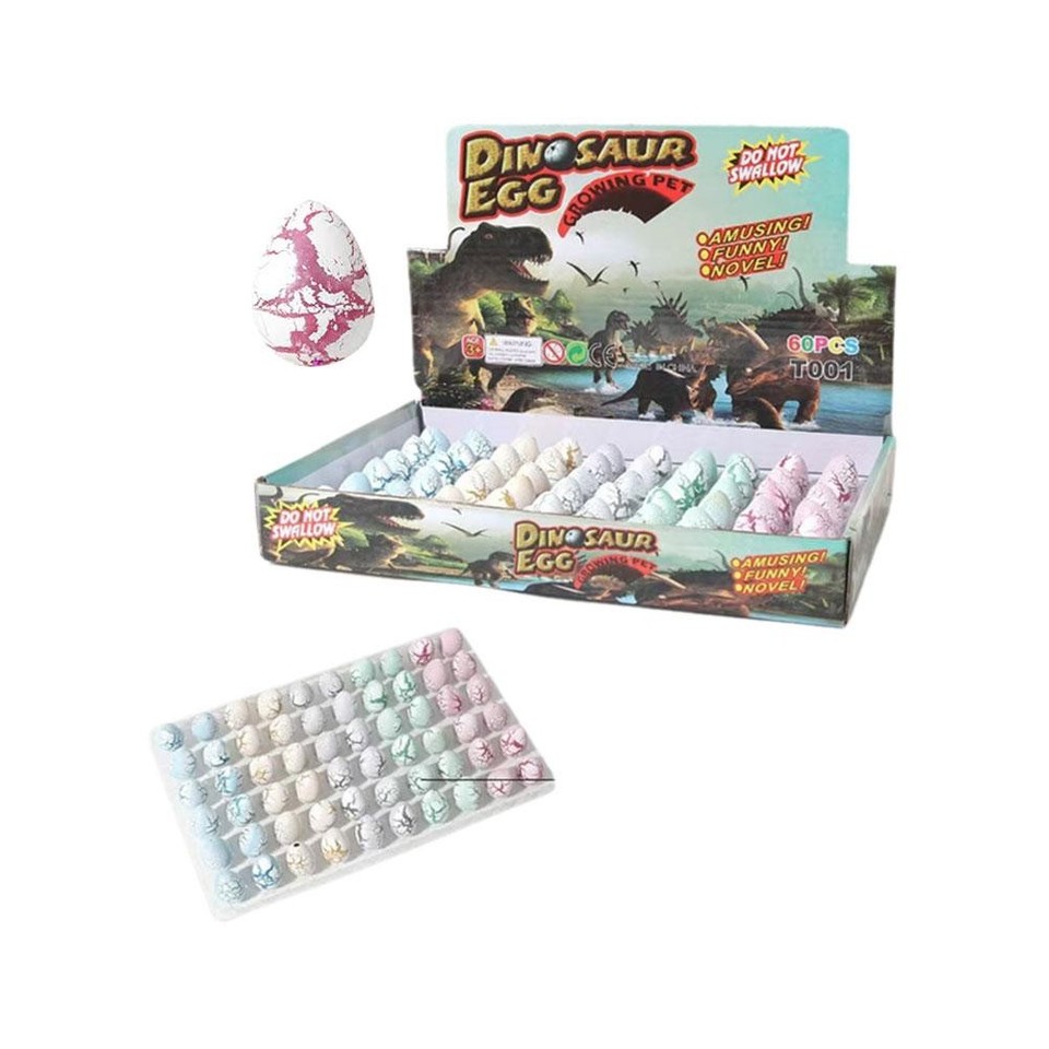 60 Pcs Hatching Dinosaur Eggs for Kids, Halloween Party Favors Novelt🔥 ...
