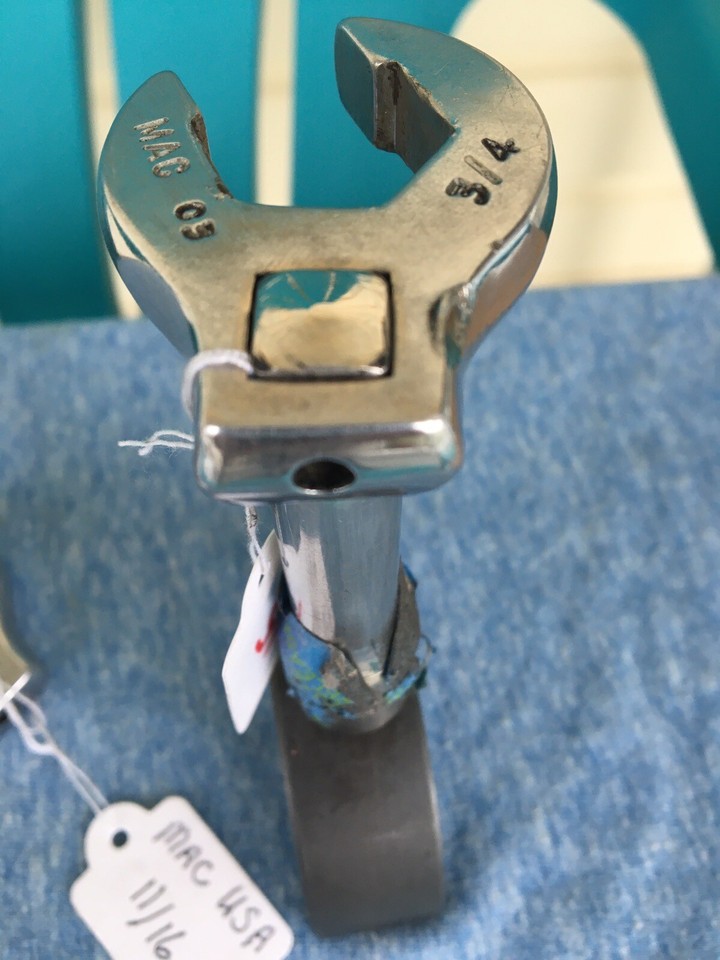 MAC Tools🇺🇸 3/8" Drive SAE Crow Foot Flare Nut Sockets 5 Piece Set 1/2 ...