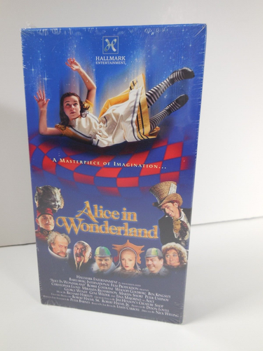 Alice In Wonderland - Hallmark Entertainment - VHS Tape NEW Sealed | eBay