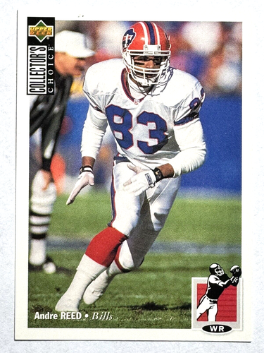 HOF'er ANDRE REED Buffalo Bills 1994 Upper Deck Collector's Choice Card ...