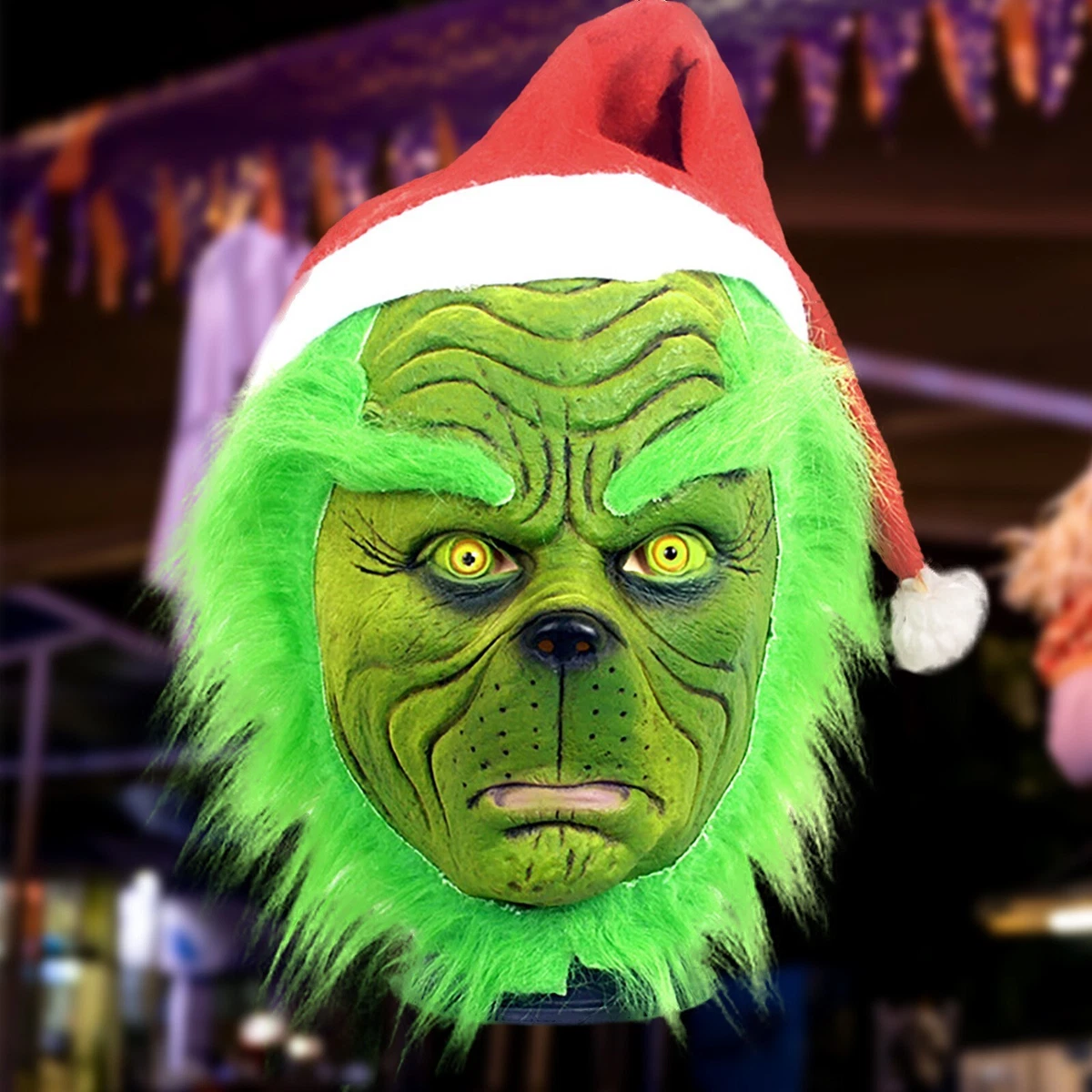 Make Your Own Grinch Mask
