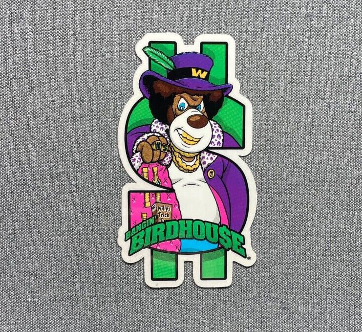 Birdhouse Bangin' Pimp Skateboard Sticker 4.4" | eBay