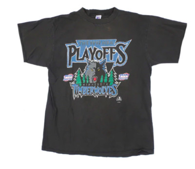 NEW ARRIVAL! Vintage Minnesota Timberwolves 1997 Playoffs T-shirt | eBay