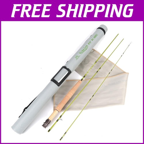 Ultra-Lite 3-Piece Fly Rod for Trout Fishing - Compact for Stream ...