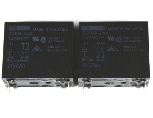 G2RG-2A4 12VDC Power Relay 8A 6 Pins (Pack of 5) | eBay