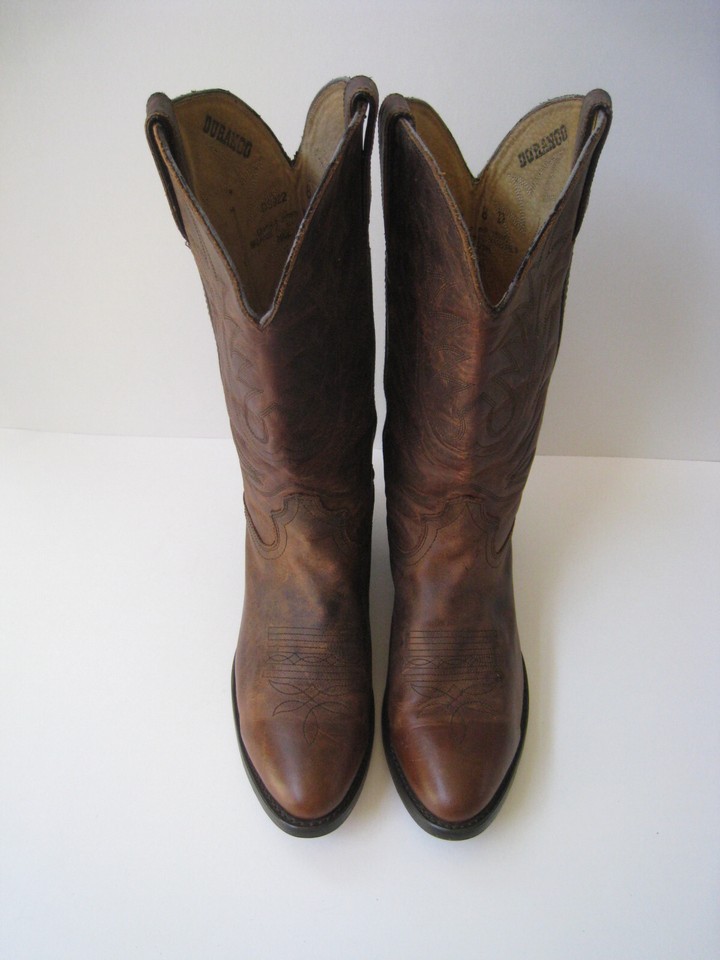 DURANGO TOBACCO OILED LEATHER BOOTS MEN'S SIZE US 8D VINTAGE | eBay