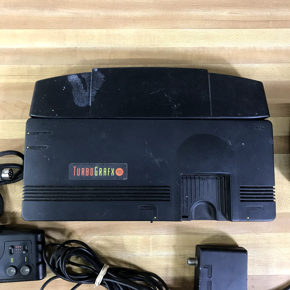 NEC TurboGrafx-16 w TurboGrafx Console All Cables Controller Tested | eBay