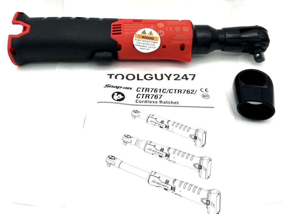 SNAP ON TOOLS USA CTR762 DB 3/8" Dr 14.4 CORDLESS HIGH TORQUE RATCHET TOOL ONLY | eBay