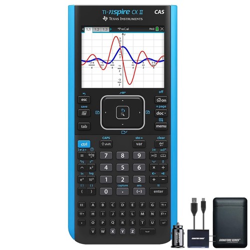 Texas Instruments TI-Nspire CX II CAS Graphing Calculator | Color ...
