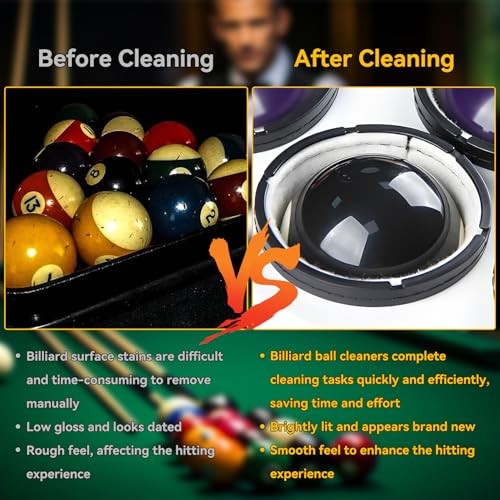 Upgraded Billiard Ball Cleaner and Polisher, Billiard Ball Cleaner ...