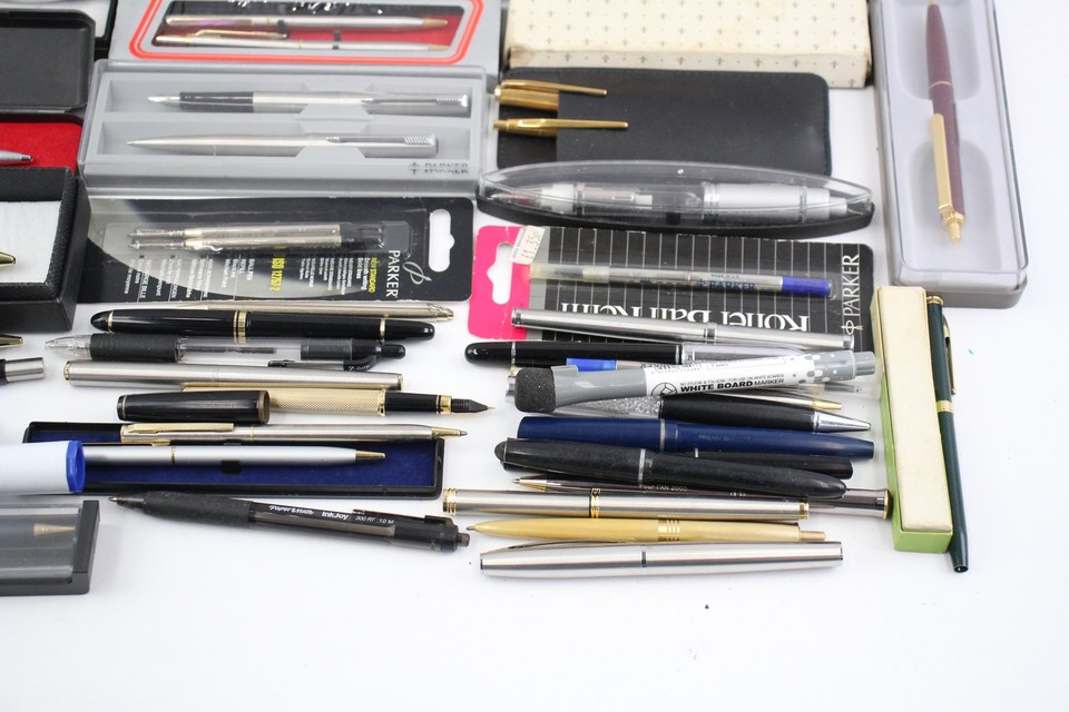 Writing Instruments Assorted Inc Fountain Pens Ballpoint Biro ...