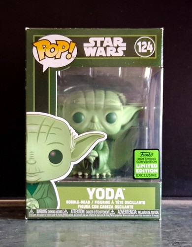 Funko POP! #124 Yoda - 2021 Spring Convention Limited Edition Exclusive ...