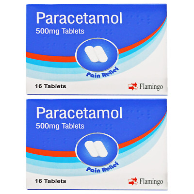 Paracetamol 500mg - Effective Relief of Pain - 32 Tablets - Brand May ...