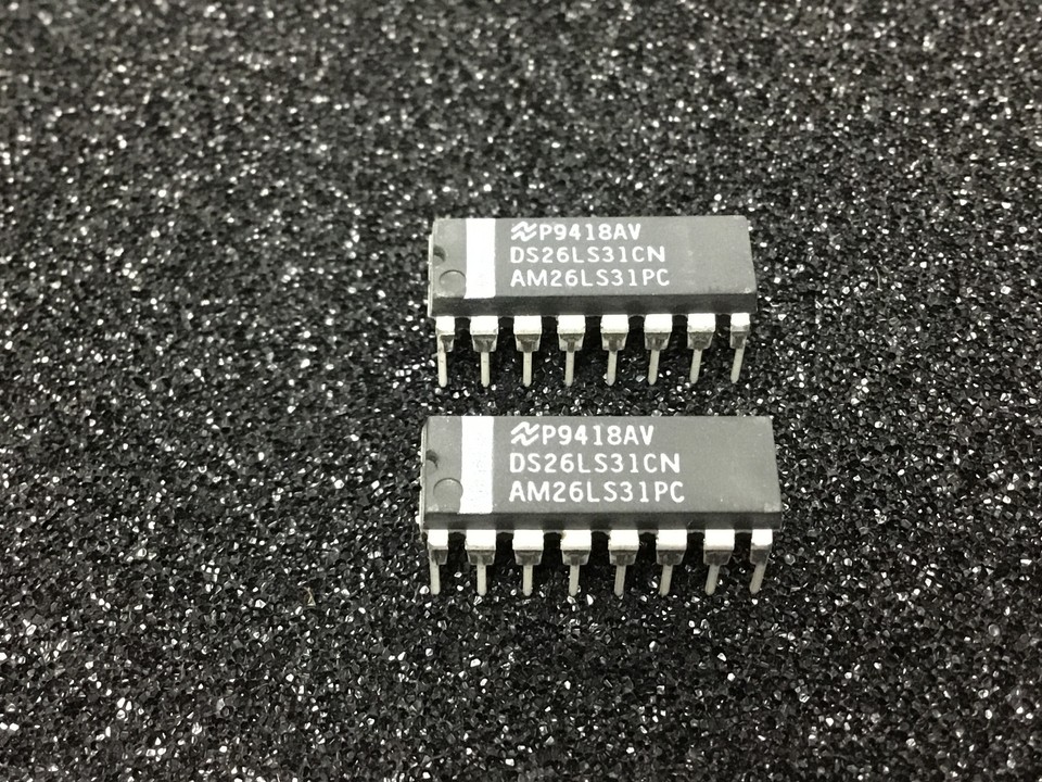 (5 PC) SIGNETICS AM26LS31CN Line Driver, 4 Driver, 16 Pin, Plastic, DIP ...