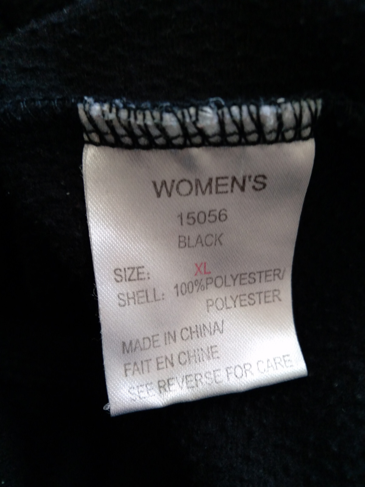 Woolrich Women XL Fleece Full Zip Jacket Black 15056 Pockets | eBay