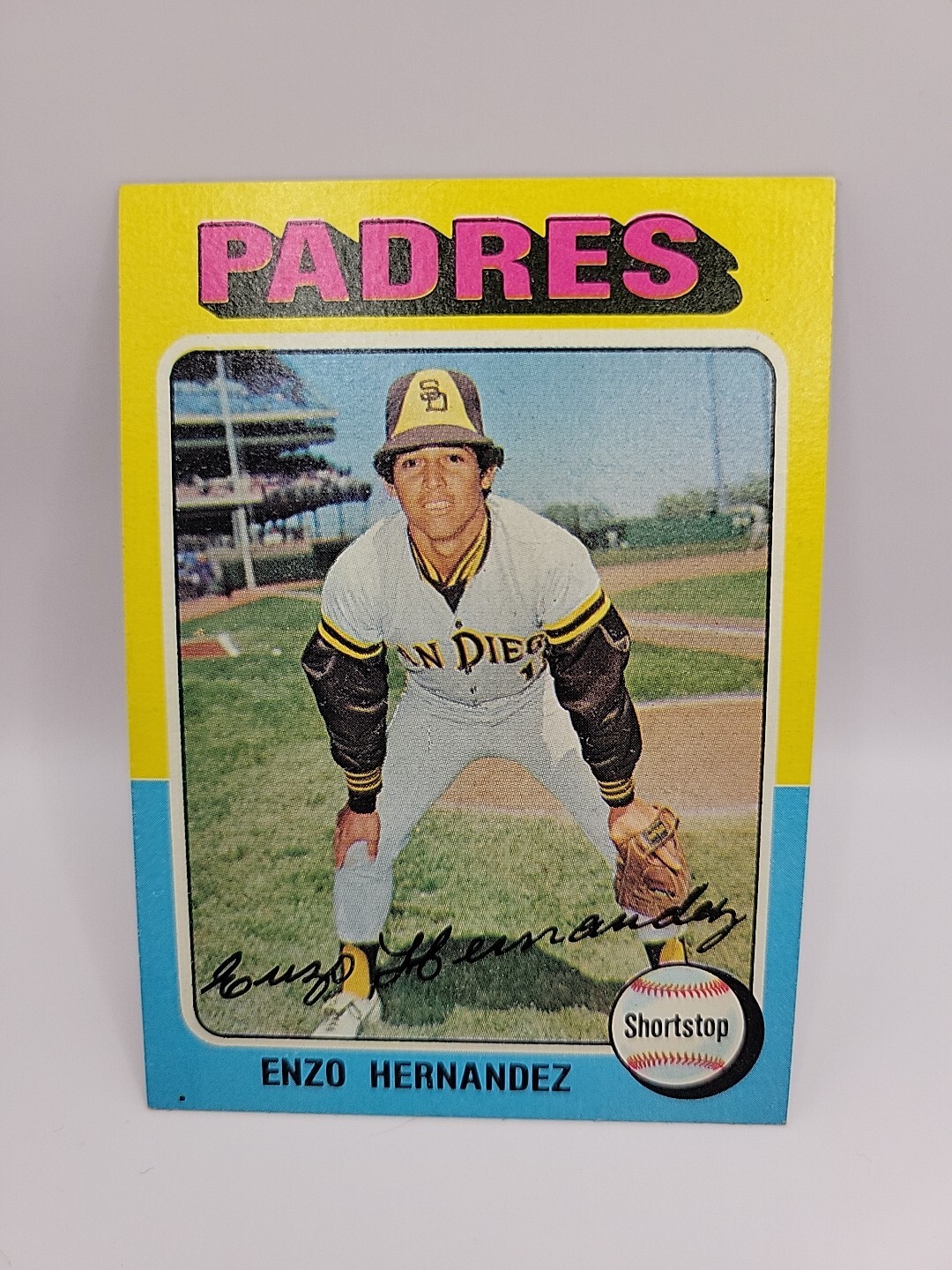 1975 Topps #84 Enzo Hernandez - San Diego Padres EX-MT | eBay