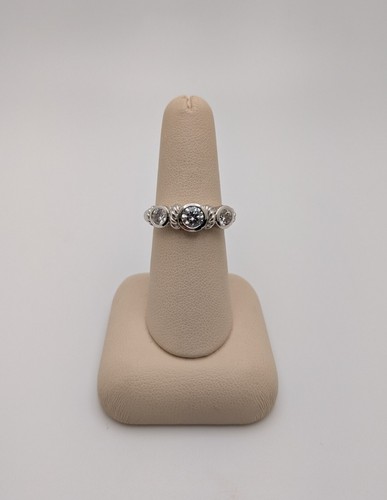 Judith Ripka Sterling Silver CZ Ring Size 7 | eBay