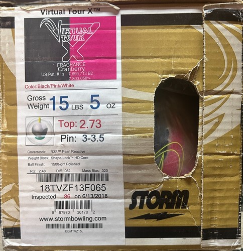 Storm Virtual Tour Overseas ball 15.5 MASSIVE REDUCTION TO SELL NOW! | eBay